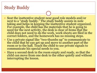 Helping the Unfocused Mind: Teaching Strategies for Students with ...