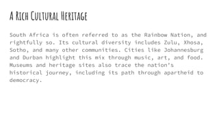 Unforgettable Journey Across the Natural and Cultural Wonders of South ...