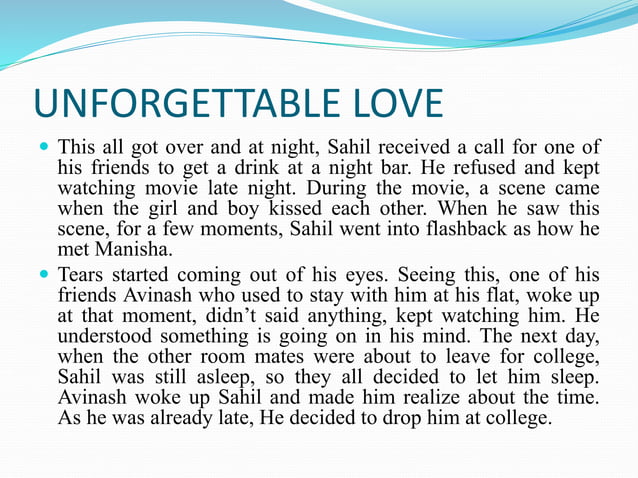 Unforgettable love ppt | PPT