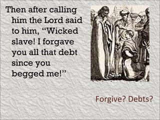 parable of the unforgiving servant | PPT
