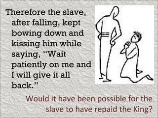 parable of the unforgiving servant | PPT