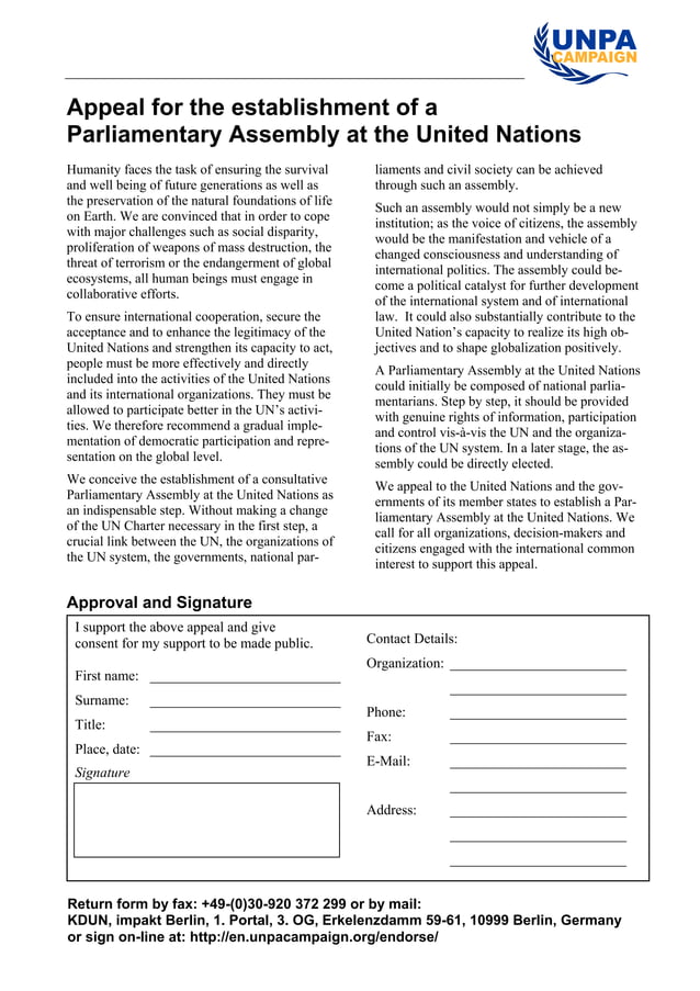 Un form | PDF