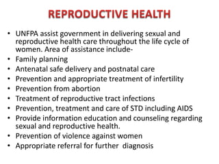 UNFPA (united nation fund for population activities) | PDF