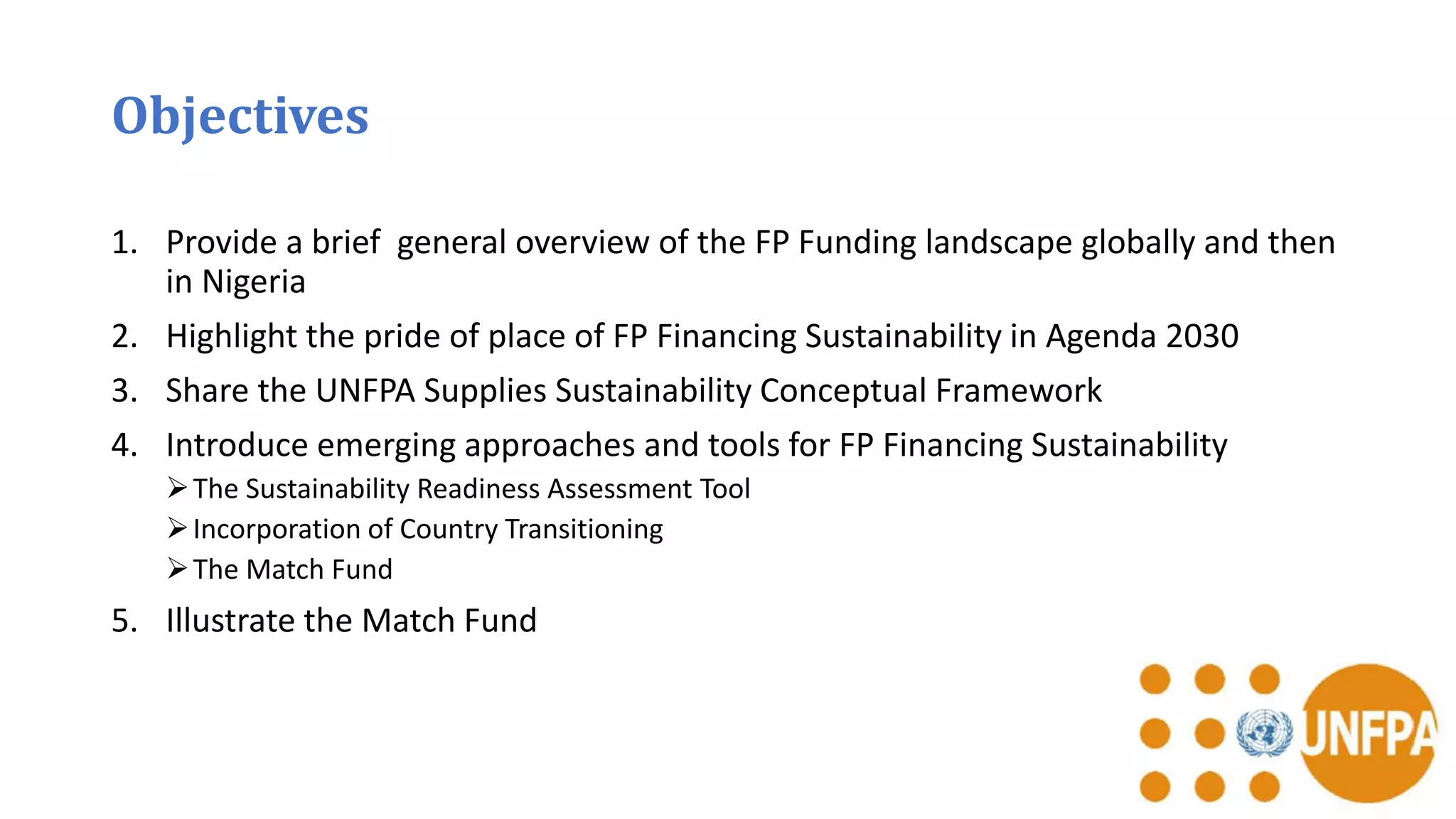 Sustainable Fp Financing And Agenda 2030 Emerging Approaches And