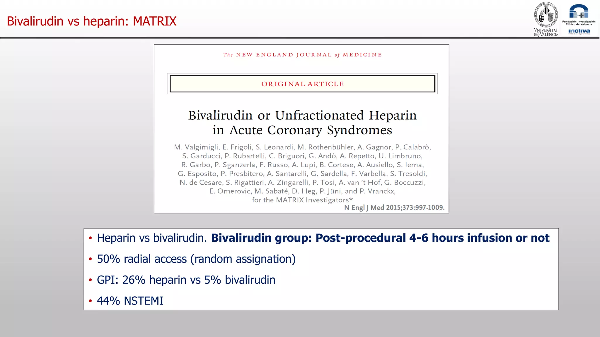 Unfractionated Heparin - Dr. Sanchis | PPT