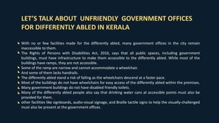 Research on Unfriendly public places for Differently abled people in ...