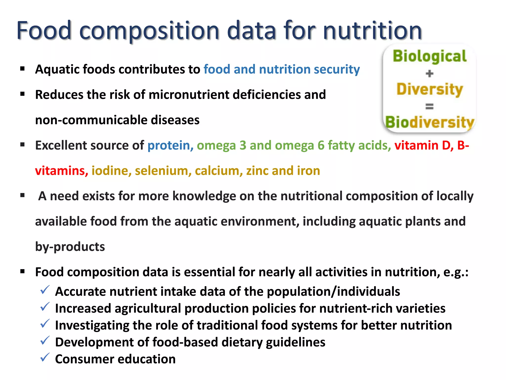 Transforming food systems with aquatic foods: Access to sustainable ...