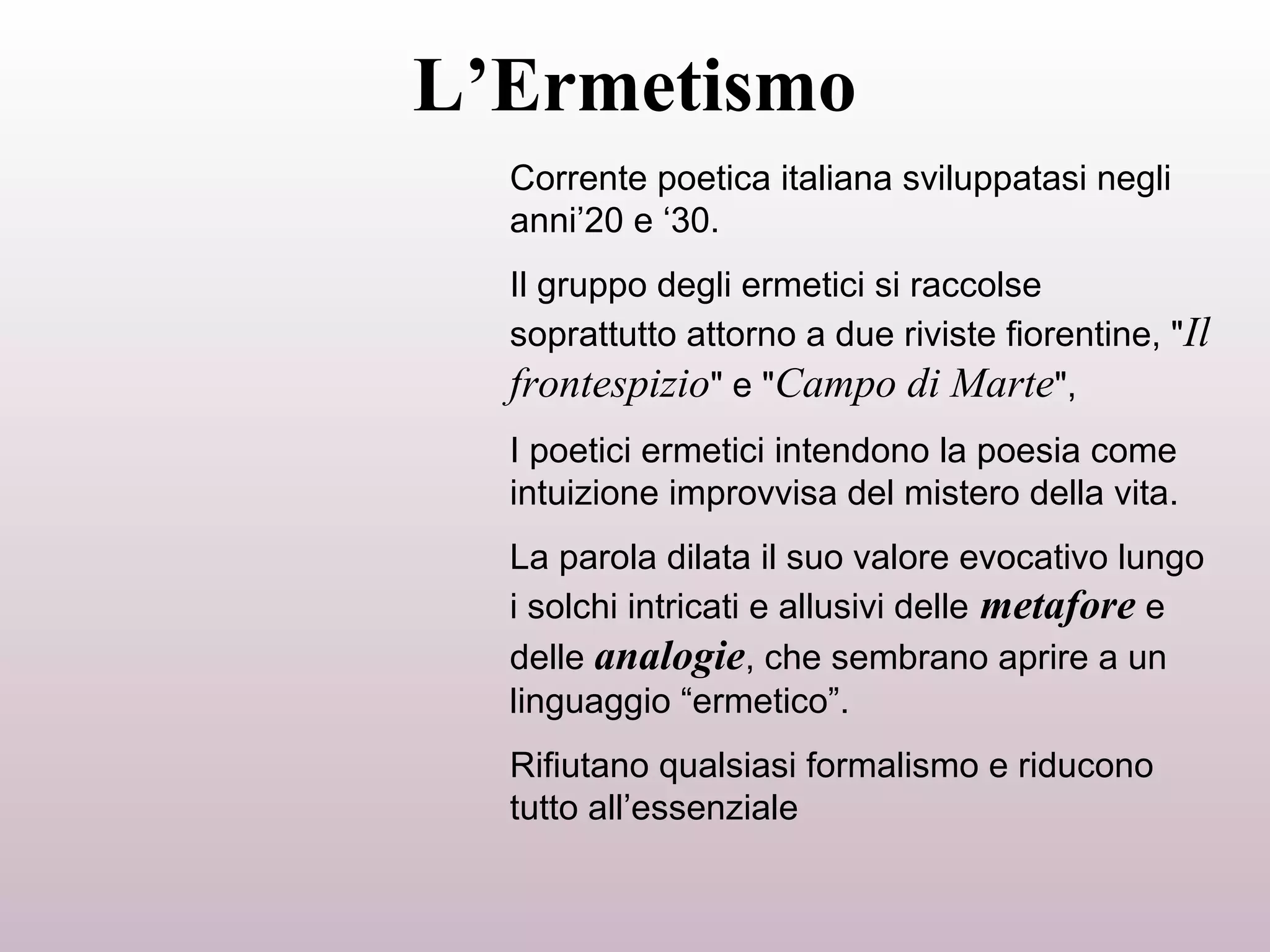 Ungaretti | PPT