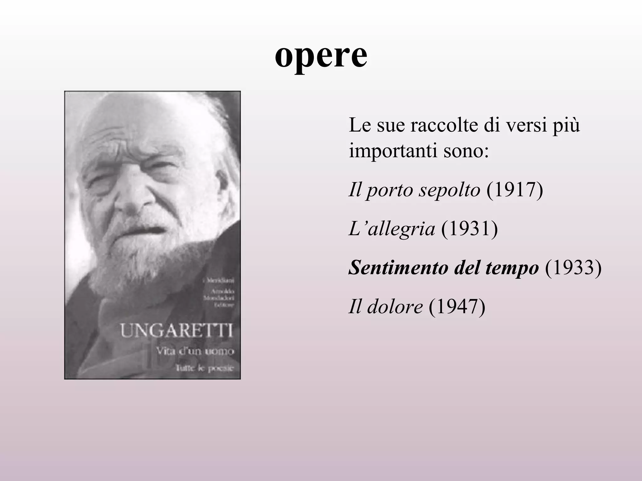 Ungaretti | PPT