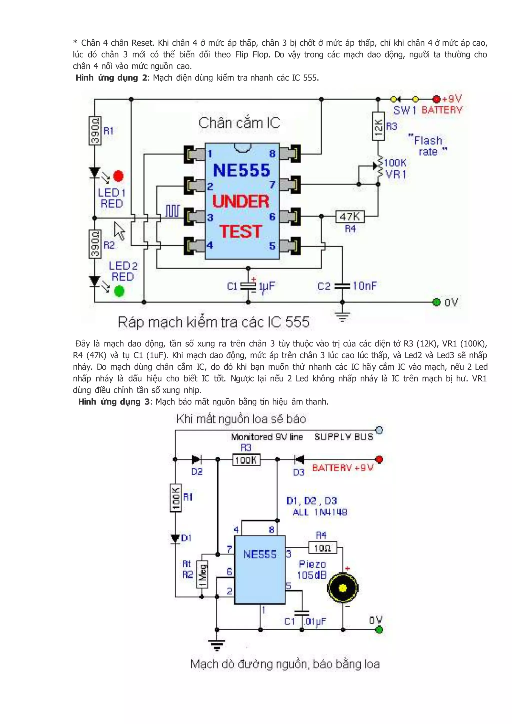 Ung dung ne555 | DOCX
