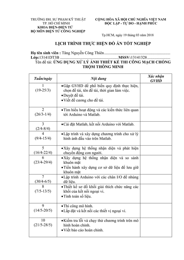 Đề tài: Ứng dụng xử lý ảnh thiết kế mạch chống trộm thông minh | PDF