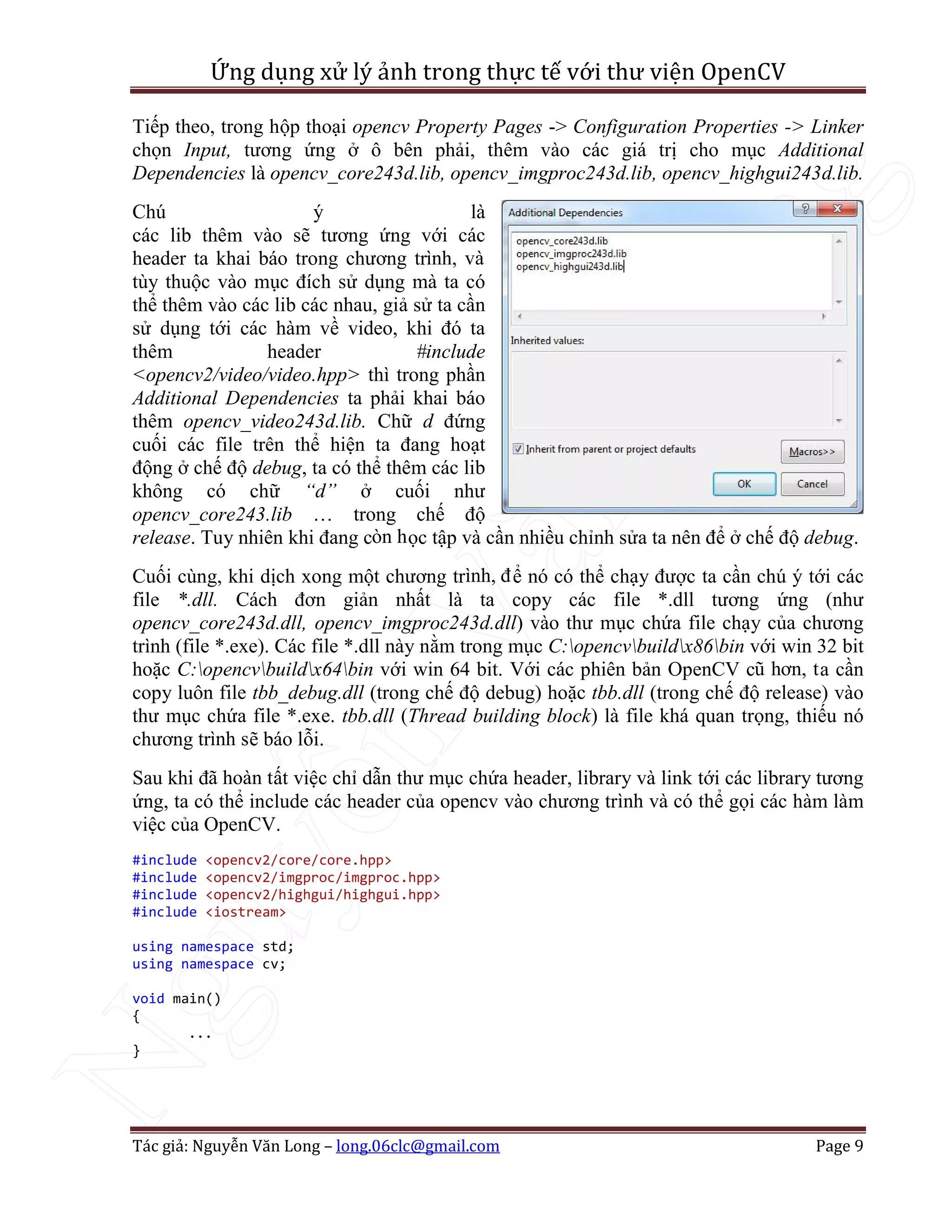 Ung dung xu ly anh trong thuc te voi thu vien open cv | PDF