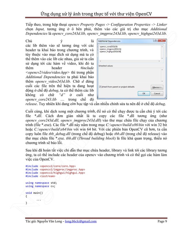 Ung dung xu ly anh trong thuc te voi thu vien open cv | PDF