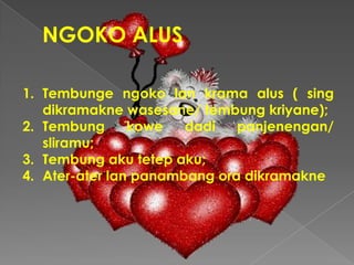 Unggah ungguh basa jawa | PPTX