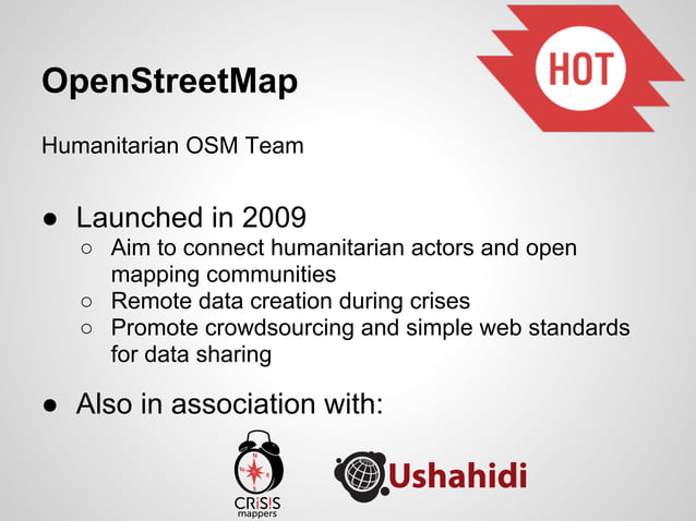 13th UNGIWG Plenary Meeting - Introduction to OpenStreetMap | PPT