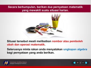 Ungkapan algebra ppt_1 | PPTX