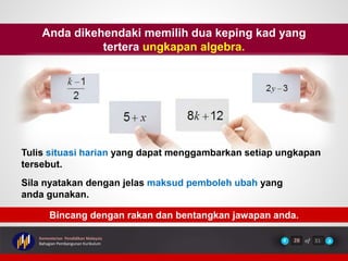 Ungkapan algebra ppt_1 | PPTX