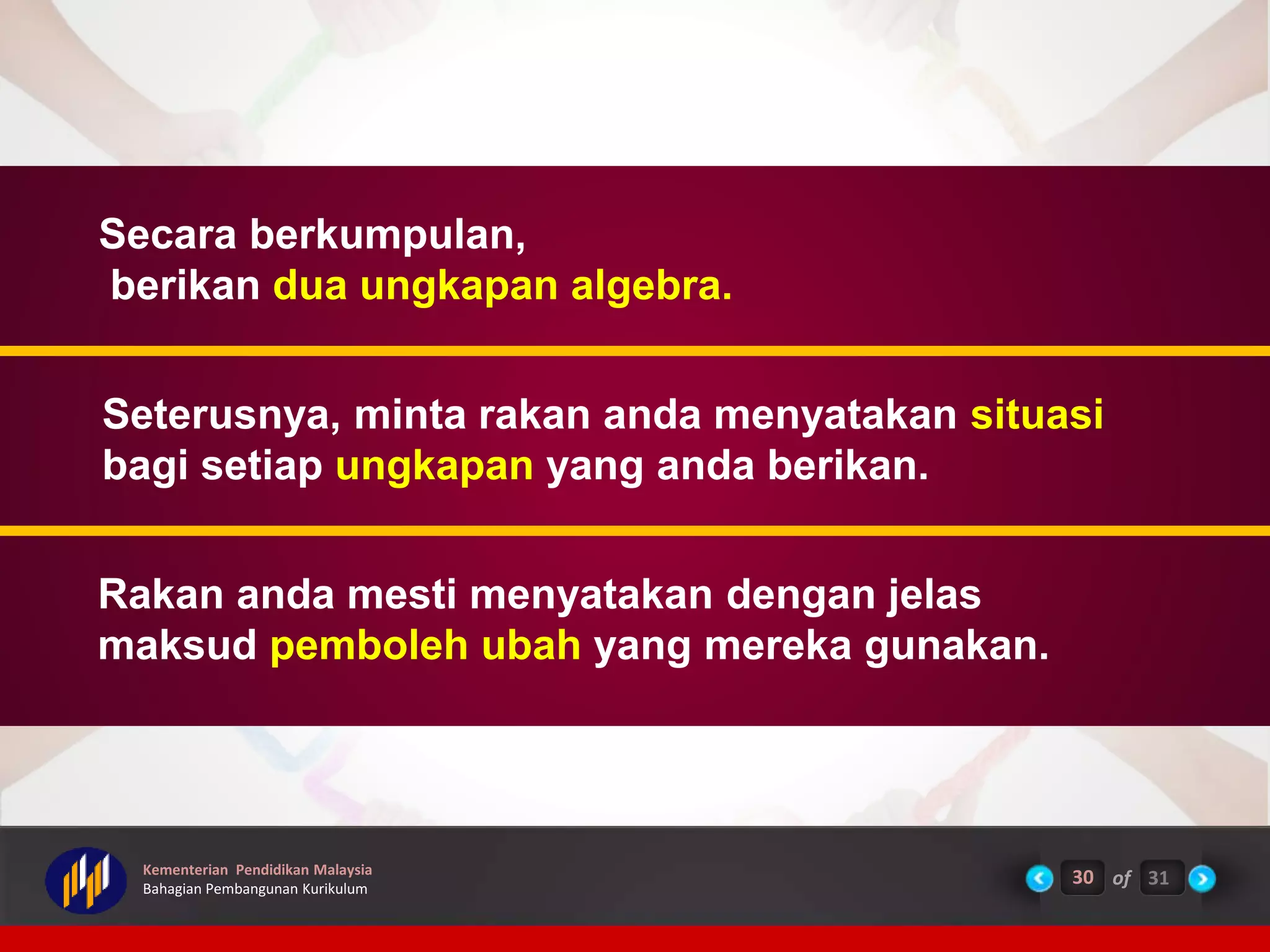 Ungkapan algebra ppt_1 | PPTX