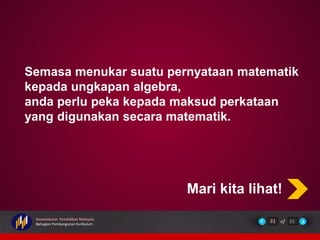 Ungkapan algebra ppt_1 | PPTX