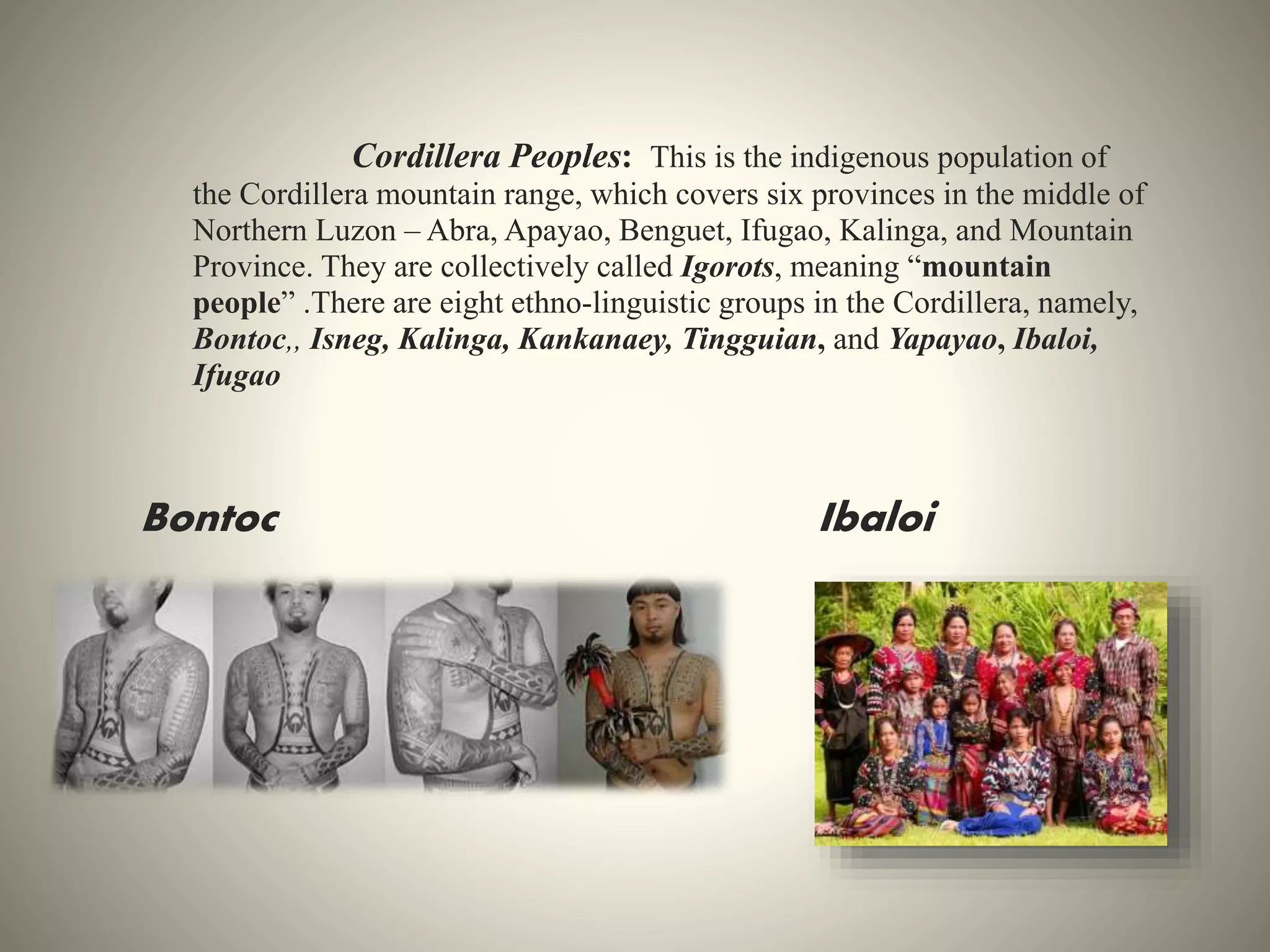 indigenous people in the philippines | PPTX