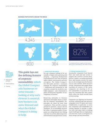 UN Global Compact Guide to Corporate Responsibility | PDF