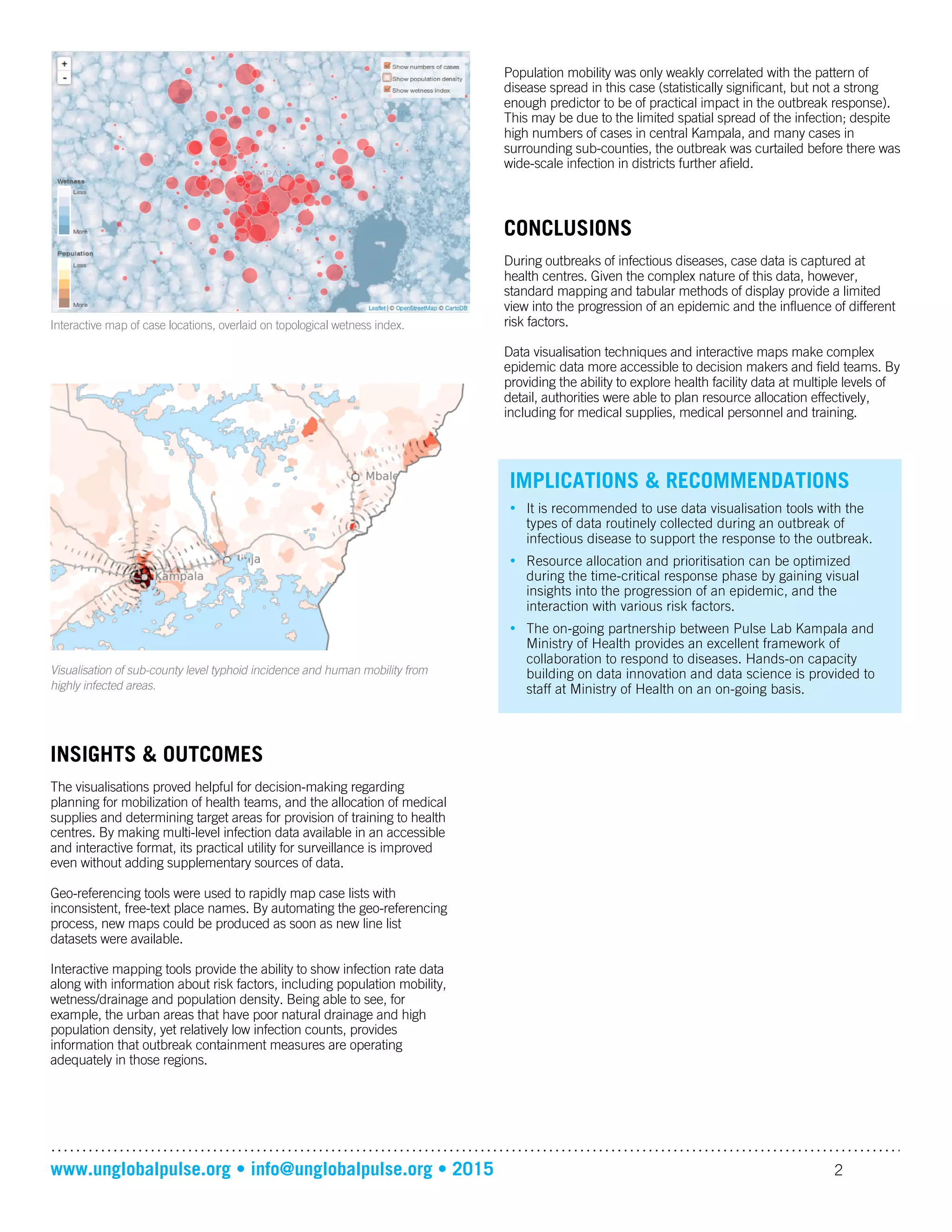 Data Visualisation and Interactive Mapping to Support Response to ...