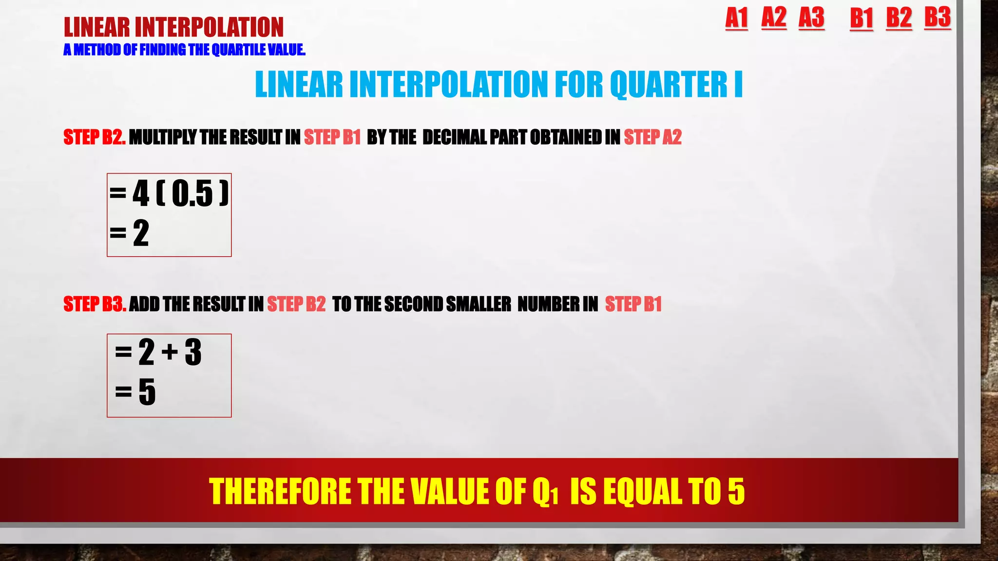 MEASURES OF POSITION FOR UNGROUPED DATA : QUARTILES , DECILES , & PERCENTILES | PPTX