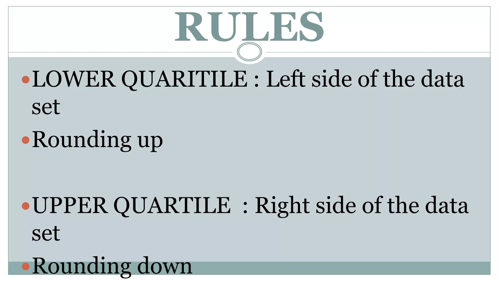 Measures of Position for Ungroup Data | PPTX