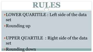 Measures of Position for Ungroup Data | PPT