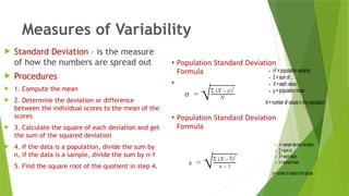 Ungrouped Data of Measures of Variability.pptx