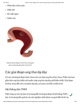 Ung thu da day nguyen nhan dau hieu trieu chung phuong phap dieu tri hieu qua nhat | PDF