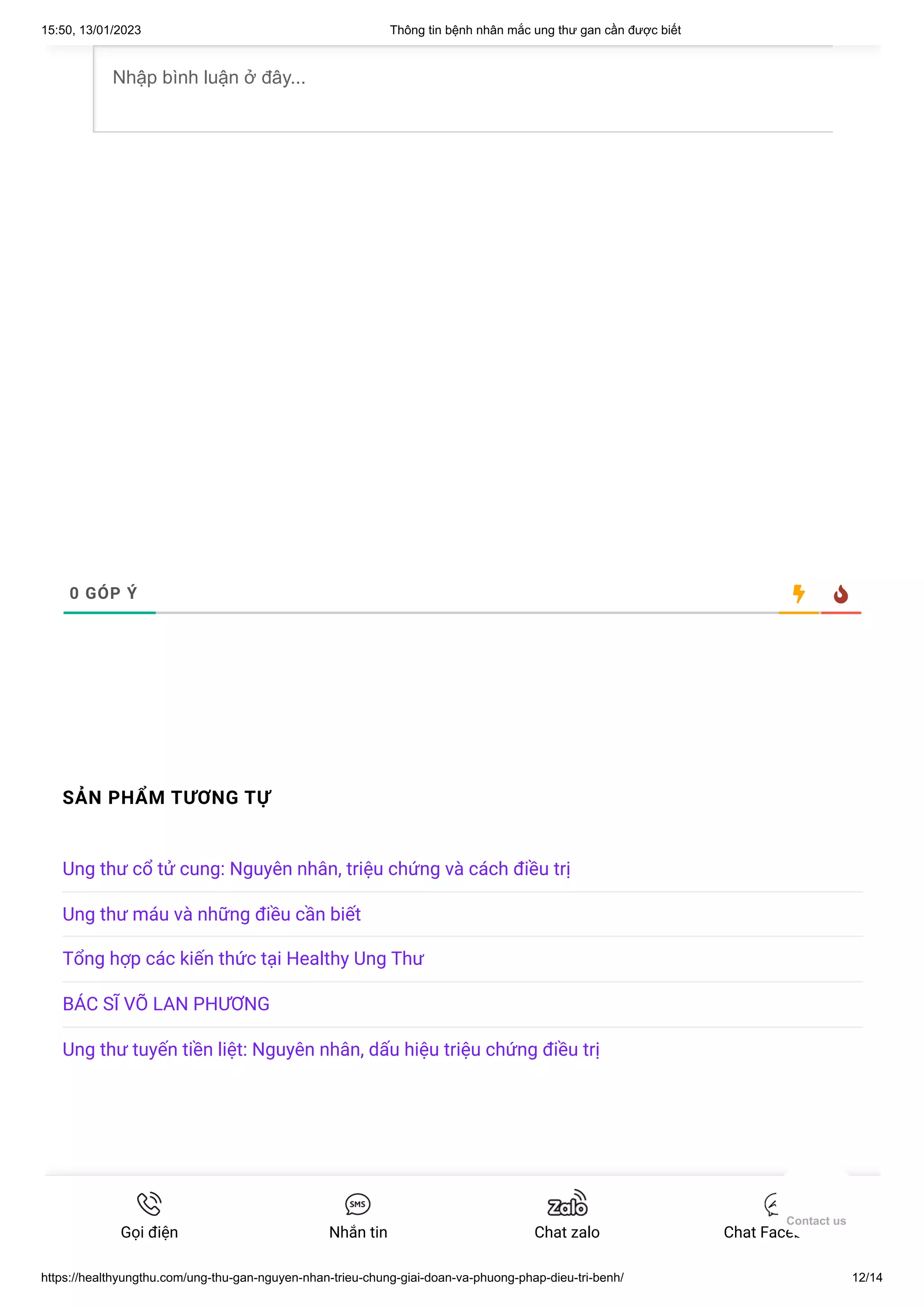 Ung thu gan Nguyen nhan trieu chung va dieu tri | PDF
