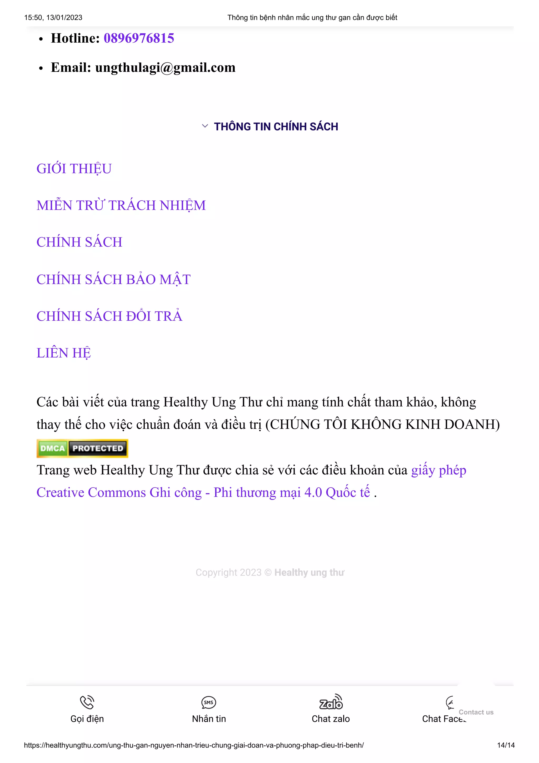 Ung thu gan Nguyen nhan trieu chung va dieu tri | PDF