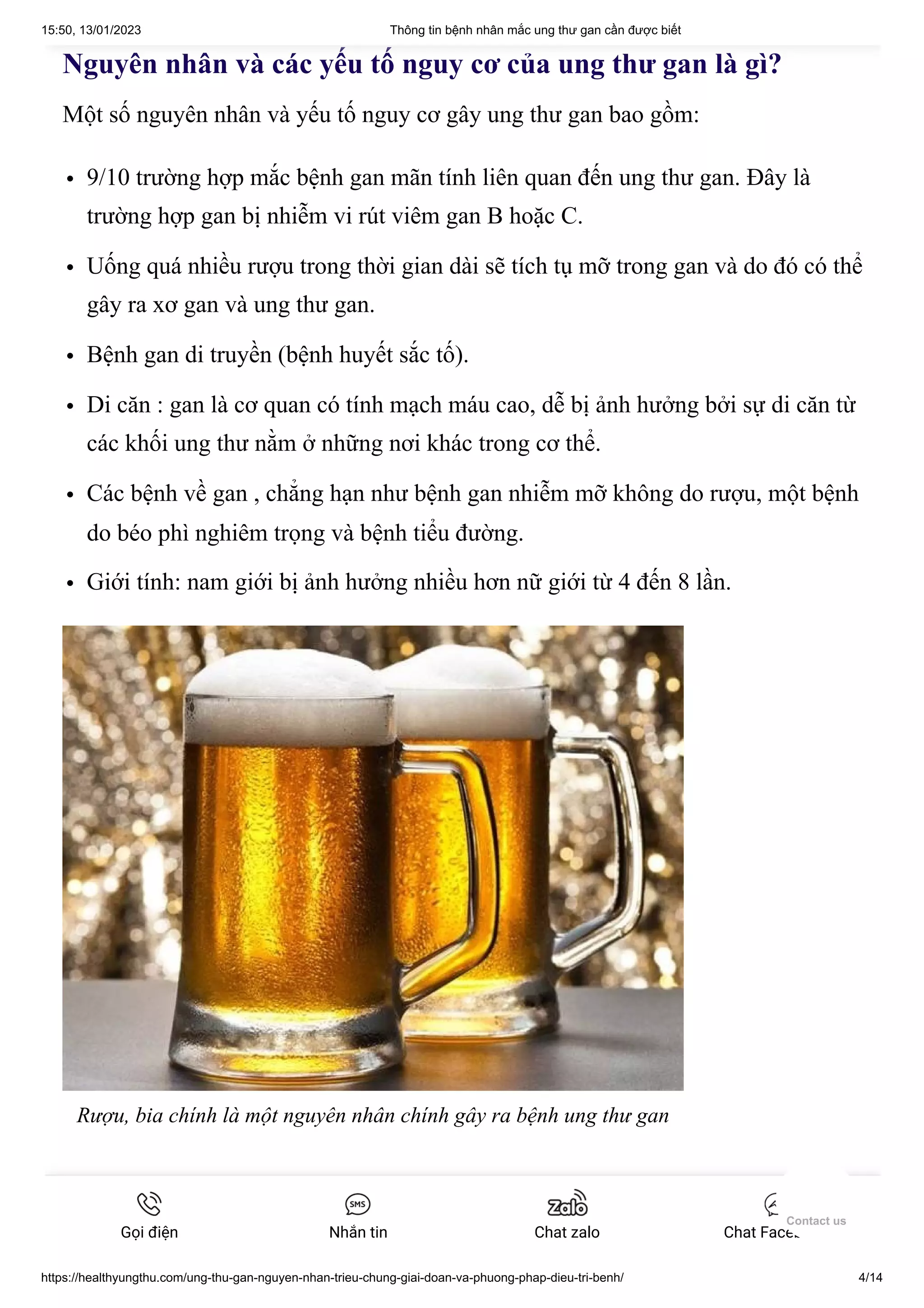 Ung thu gan Nguyen nhan trieu chung va dieu tri | PDF