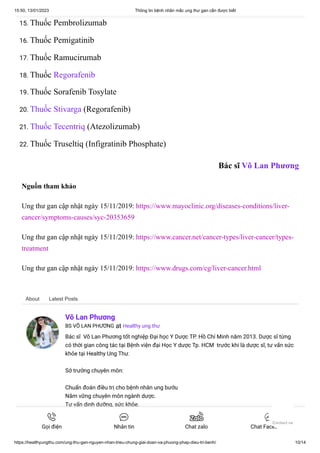 Ung thu gan Nguyen nhan trieu chung va dieu tri | PDF