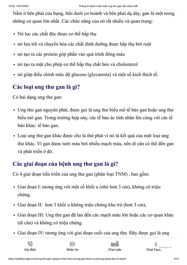 Ung thu gan Nguyen nhan trieu chung va dieu tri | PDF