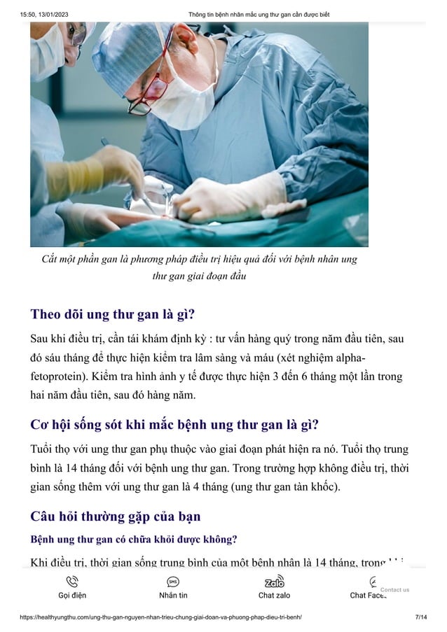 Ung thu gan Nguyen nhan trieu chung va dieu tri | PDF