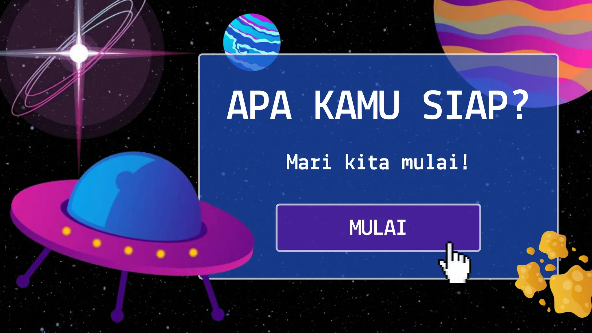 Ungu Biru Ilustrasi Lucu Game Quiz Luar Angkasa Presentasi.pptx