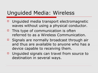 Unguided media | PPT