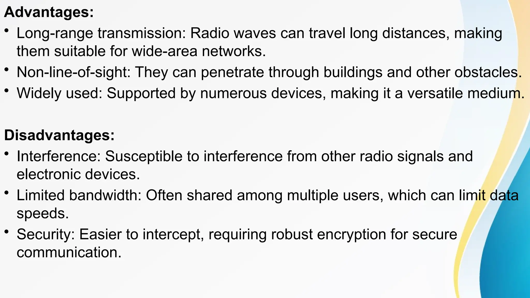 Unguided Transmission Media in Computer Networks | PPTX