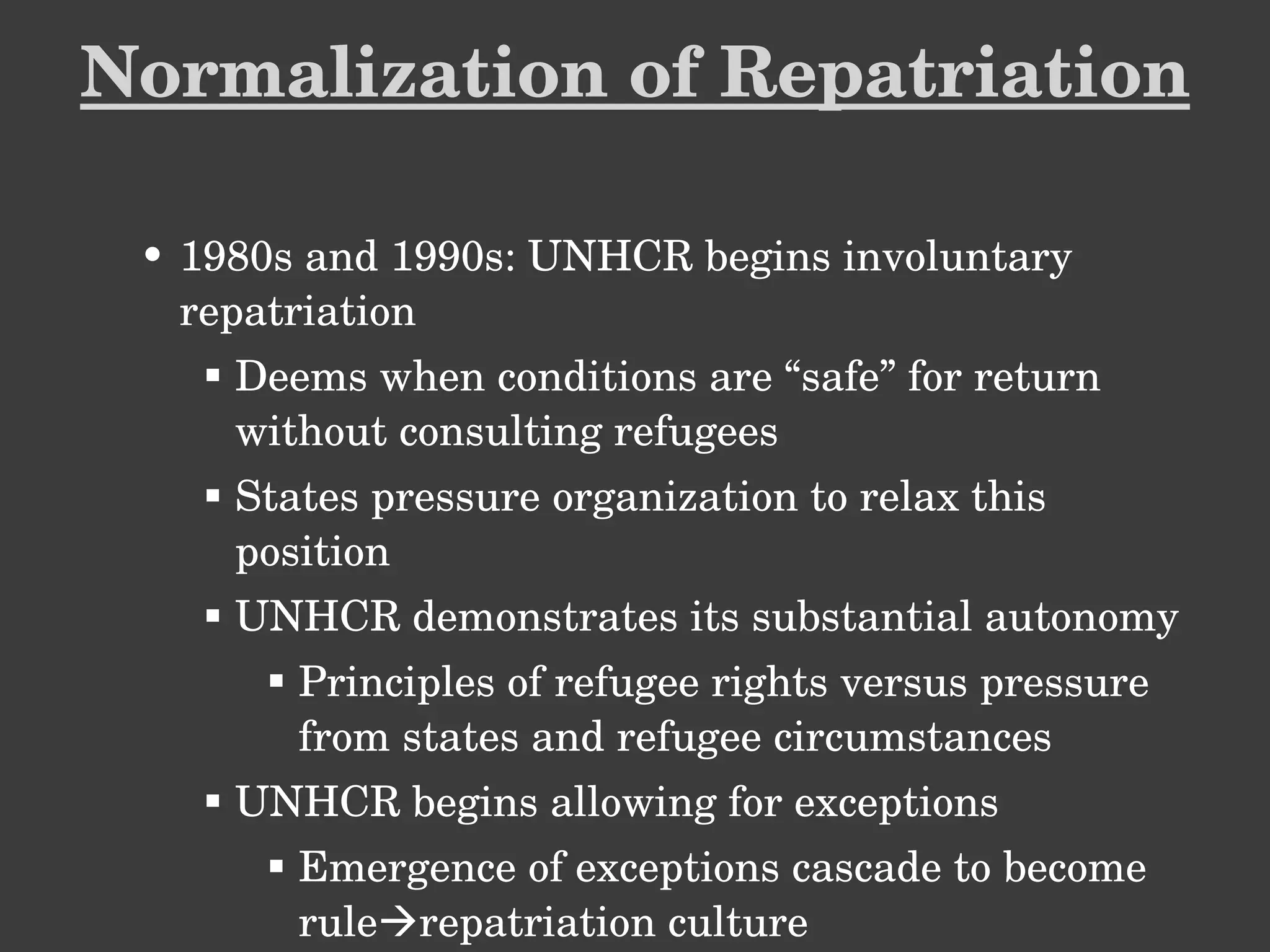 The United Nations High Commissioner for Refugees | PPT