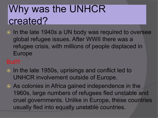 Unhcr | PPTX