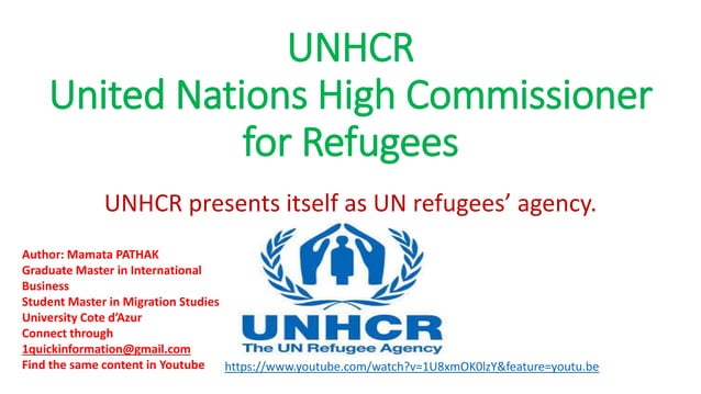 Unhcr intro and handy guide of unhcr for slideshare | PDF