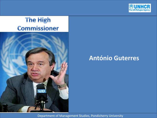 Unhcr missio, vision, objectives | PPTX