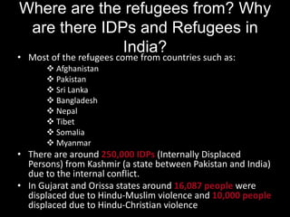 UNHCR report on India | PPT