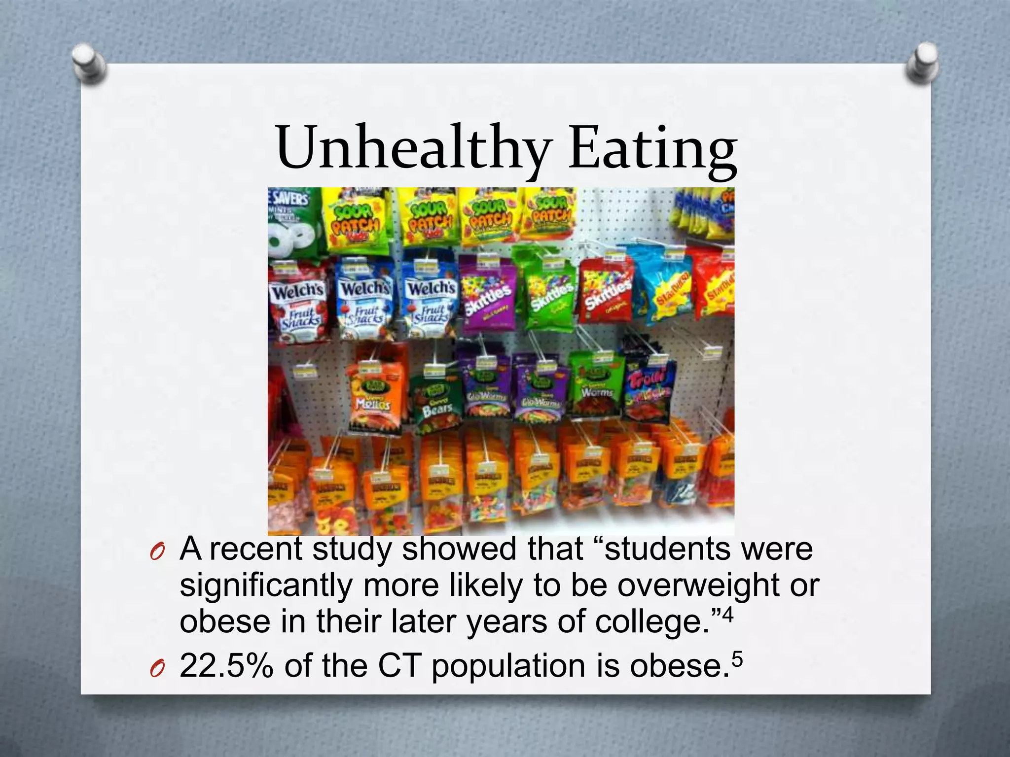 Unhealthy Habits of College Students | PPTX