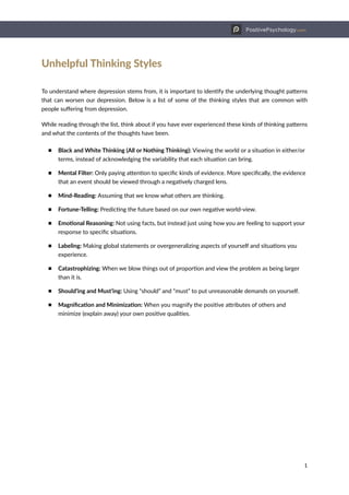 Examples Of Thinking Styles