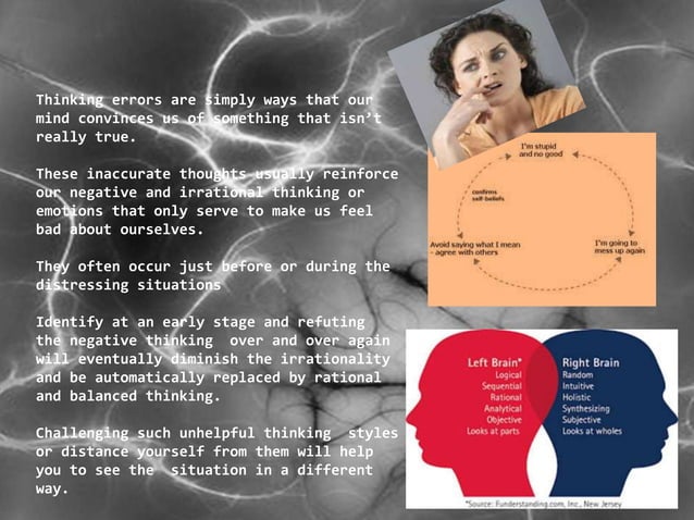 Unhelpful thinking habits | PPTX
