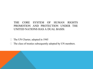 United Nations & human rights | PPTX