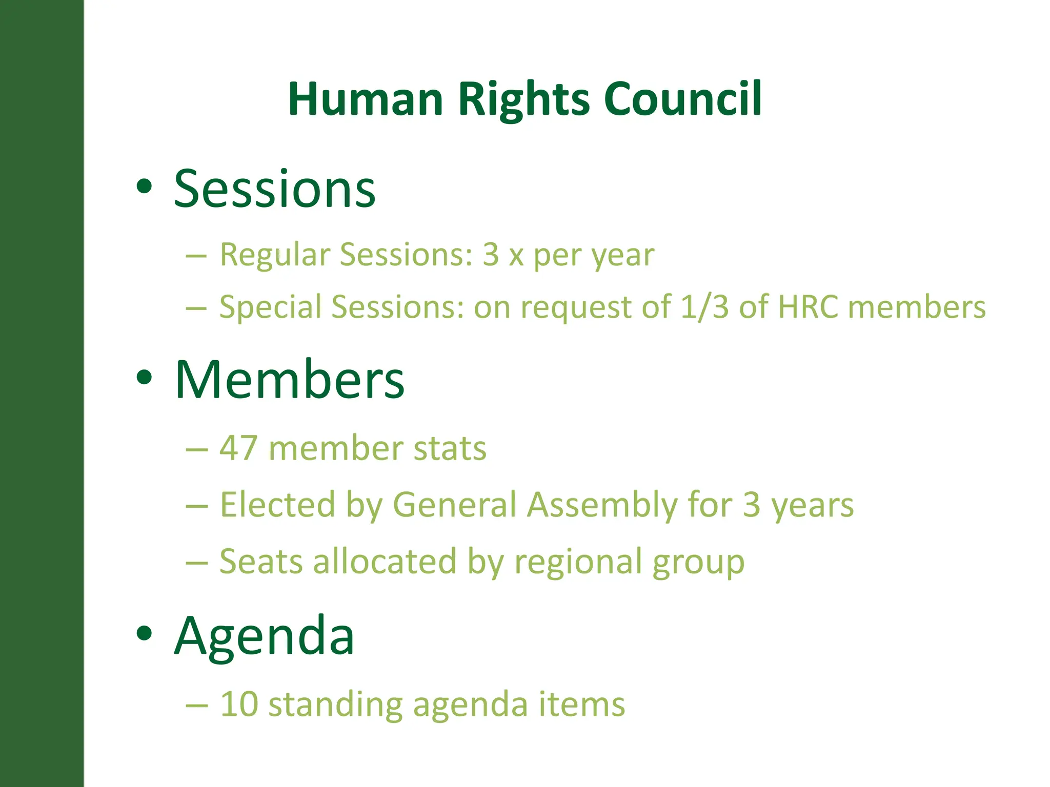 UN Human Rights System - TEACHING 2024 ok | PPT